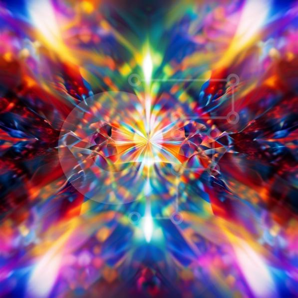 Vibrant and Energetic Abstract Artwork stock photo | Creative Fabrica