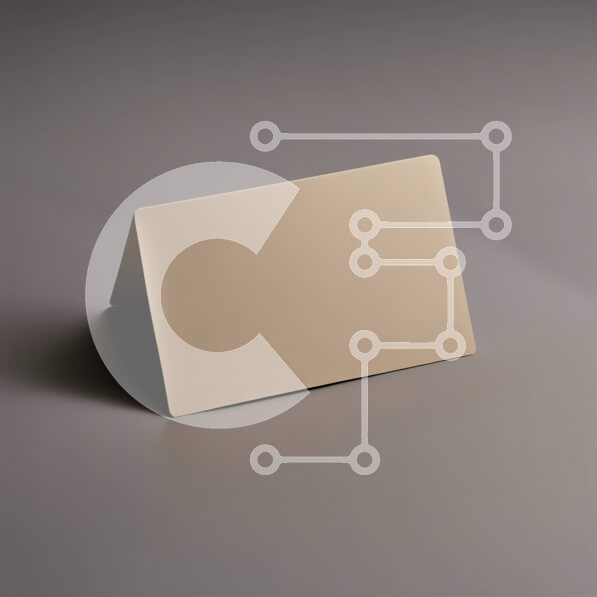 Blank Business Card Template for Custom Design stock photo | Creative ...