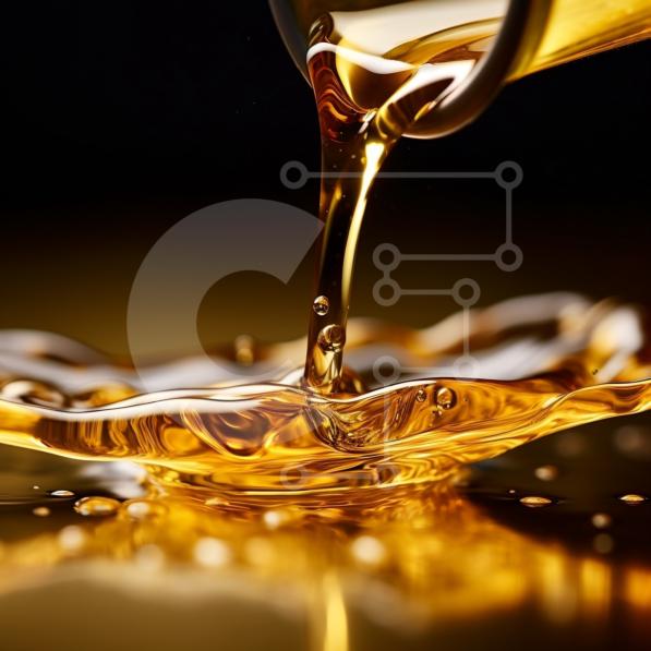 Beautiful Picture of Oil Being Poured into a Small Bowl stock photo ...