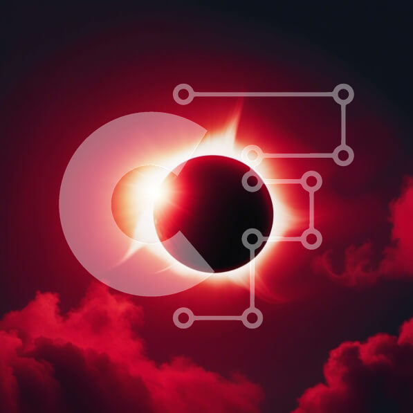 Download Stunning Image of a Total Solar Eclipse with a Red Sky ...