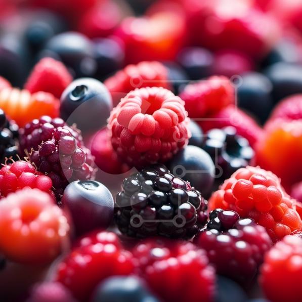 Delicious Bowl of Mixed Berries - Fresh and Healthy stock photo ...