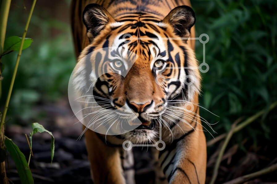 Download Stunning Image of a Tiger in its Natural Habitat Stockphotos ...