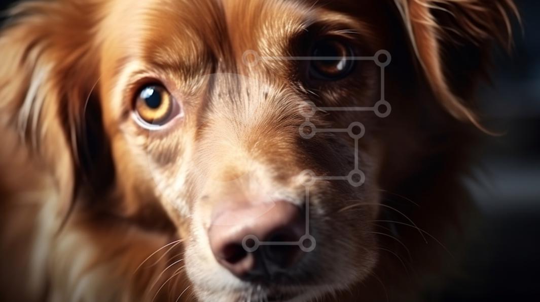 Captivating Image of a Serious Brown Dog stock photo | Creative Fabrica
