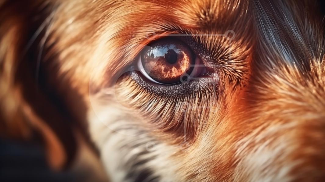 Close-Up View of a Brown Dog's Face stock photo | Creative Fabrica