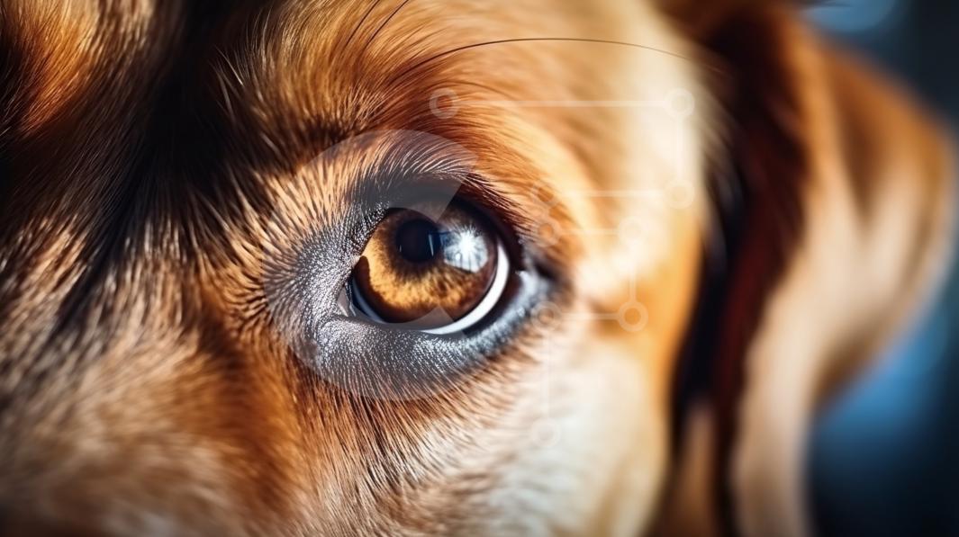 Adorable Close-up of a Dog's Face with Brown Fur and Brown Eyes stock ...