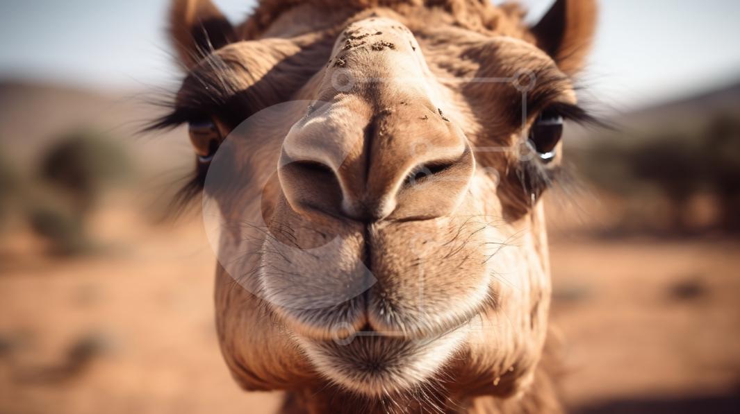 Hermosa imagen de cerca de la cara de un camello en el desierto fotos ...
