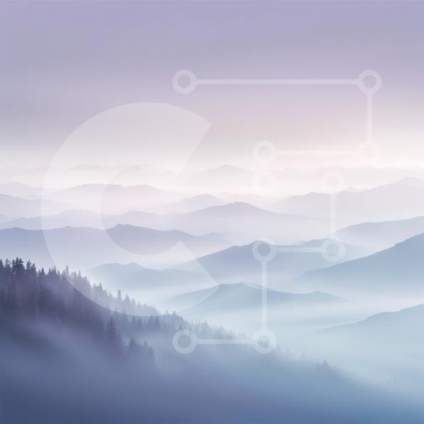 Stunning View of Mountain Range Covered in Fog stock photo | Creative ...