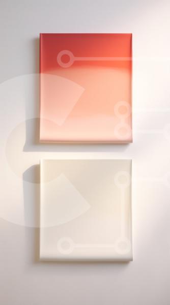 Abstract Image of White Paper with Red and White Squares stock photo ...