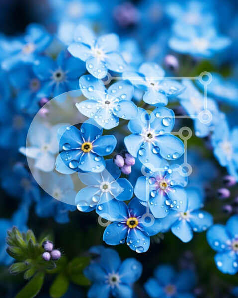 Fotos De Hermosas Flores Azules