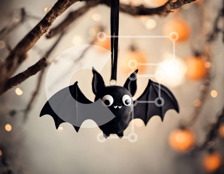 Adorable Picture of a Smiling Bat Hanging from a Tree Branch stock ...