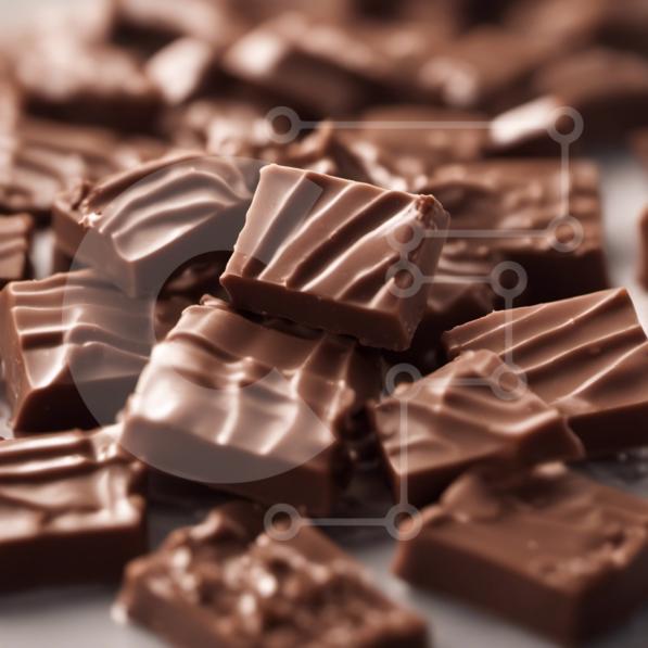 Delicious Image of a Pile of Chocolate Pieces stock photo | Creative ...