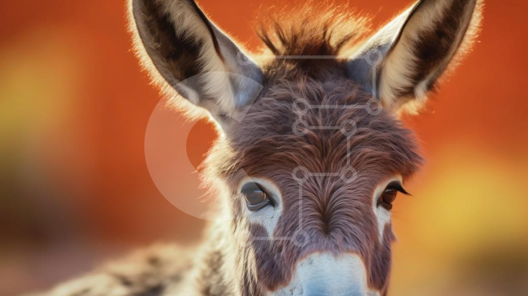 Beautiful Close-up Picture of a Donkey's Face stock photo | Creative ...