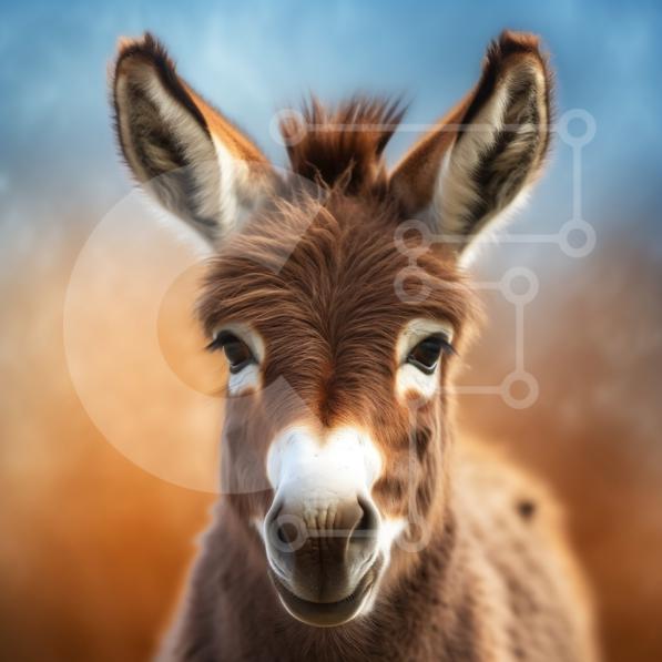 Captivating Close-up Photo of a Donkey's Face stock photo | Creative ...