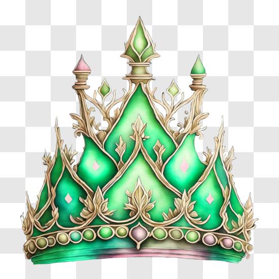 Green Crown PNG - Download Free & Premium Transparent Green Crown PNG ...