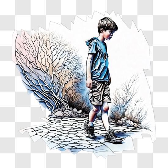 Boy Walking PNG - Download Free & Premium Transparent Boy Walking PNG ...