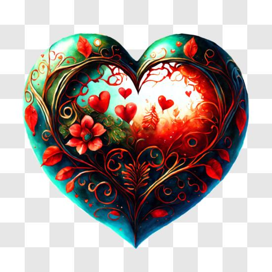 Heart Art PNG - Download Free & Premium Transparent Heart Art PNG ...