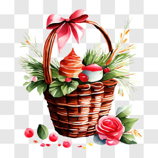 Gift Basket PNG - Download Free & Premium Transparent Gift Basket PNG ...