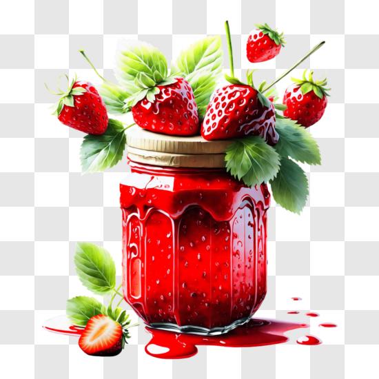 Strawberry Jam PNG - Download Free & Premium Transparent Strawberry Jam ...
