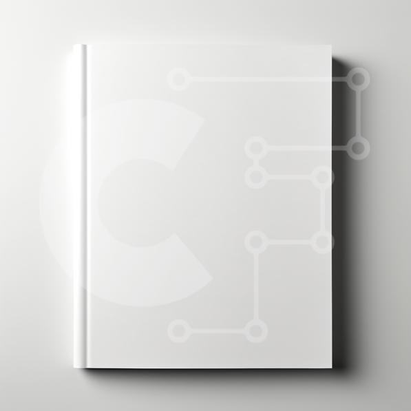 Blank White Book Cover stock photo | Creative Fabrica