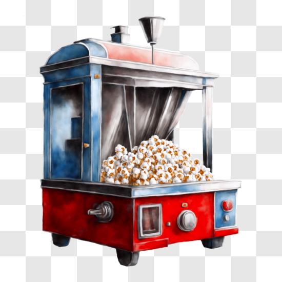 Popcorn Machine PNG - Download Free & Premium Transparent Popcorn ...