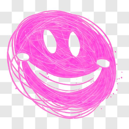 Pink Smiley Face PNG - Download Free & Premium Transparent Pink Smiley ...