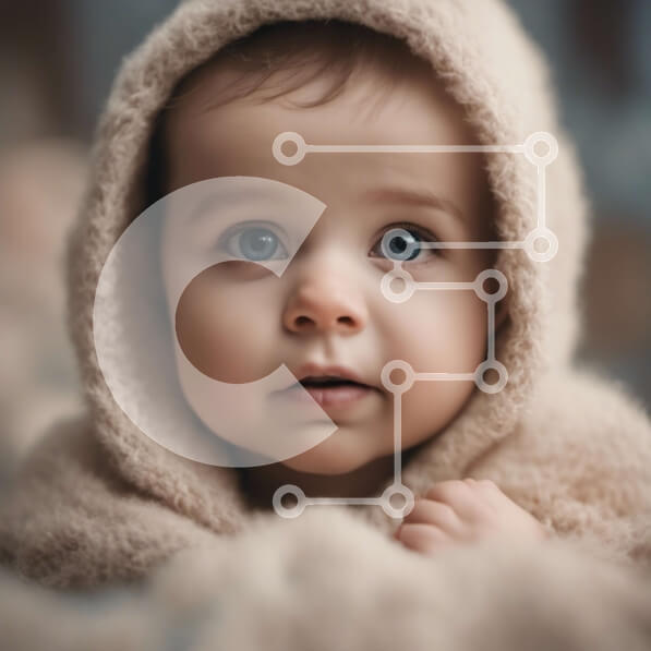 Download Adorable Baby with Big Blue Eyes Stockphotos Online - Creative ...