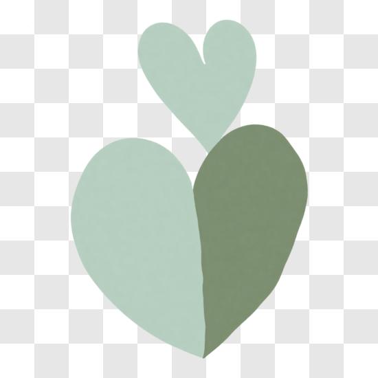 Sage Green Heart PNG - Download Free & Premium Transparent Sage Green ...