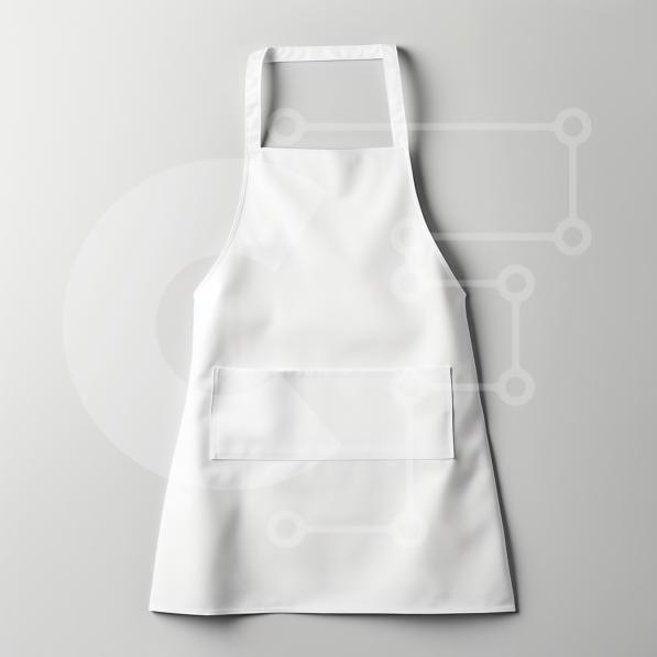 White Apron with Pocket stock photo | Creative Fabrica