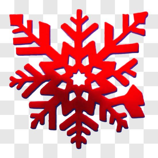 Red Snowflake PNG - Download Free & Premium Transparent Red Snowflake ...