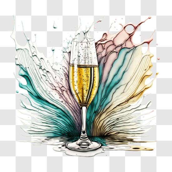 Champagne Splash PNG - Download Free & Premium Transparent Champagne ...