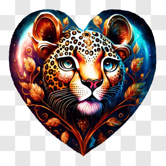 Leopard Heart PNG - Download Free & Premium Transparent Leopard Heart ...