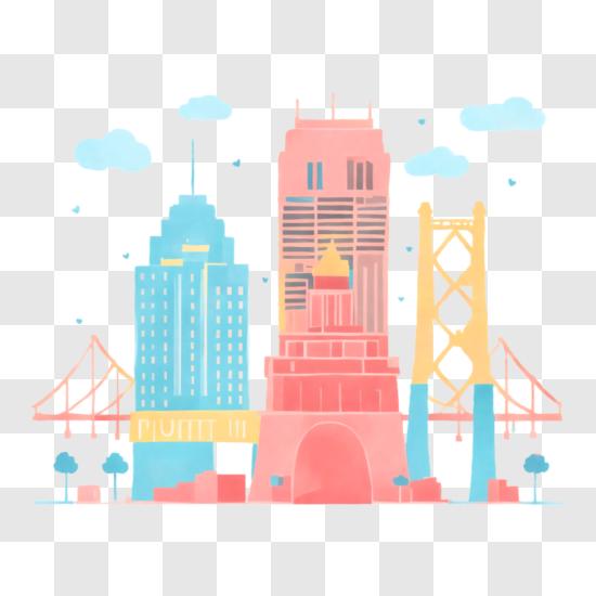 Pittsburgh Skyline PNG - Download Free & Premium Transparent Pittsburgh ...