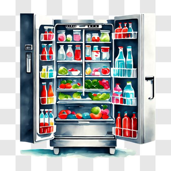 Open Refrigerator PNG - Download Free & Premium Transparent Open ...