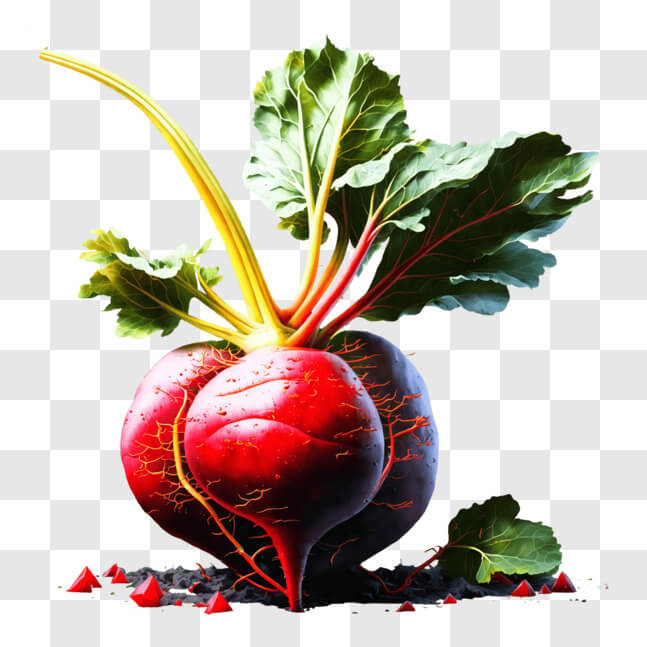 Download Red Beetroot Vegetable on a White Background PNGs Online ...