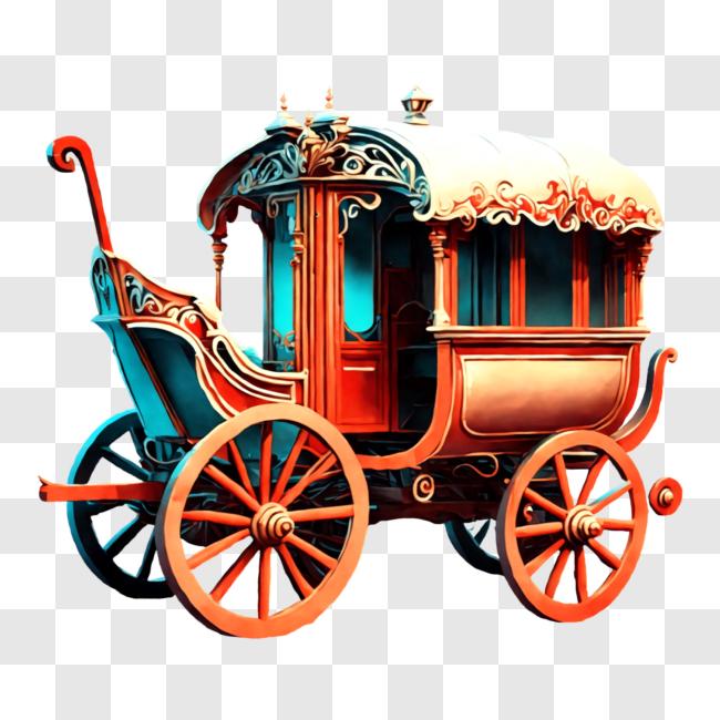 Télécharger Calèche à cheval vintage PNG En Ligne - Creative Fabrica