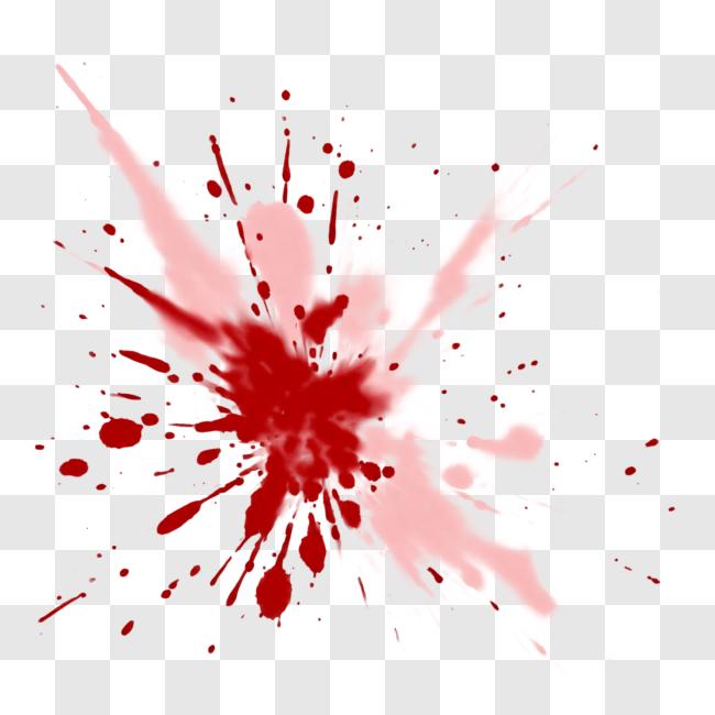 Download Close-up of a person's face with blood splatter PNG Online ...