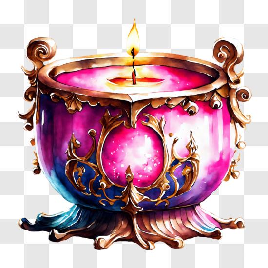 Pink Candle PNG - Download Free & Premium Transparent Pink Candle PNG ...