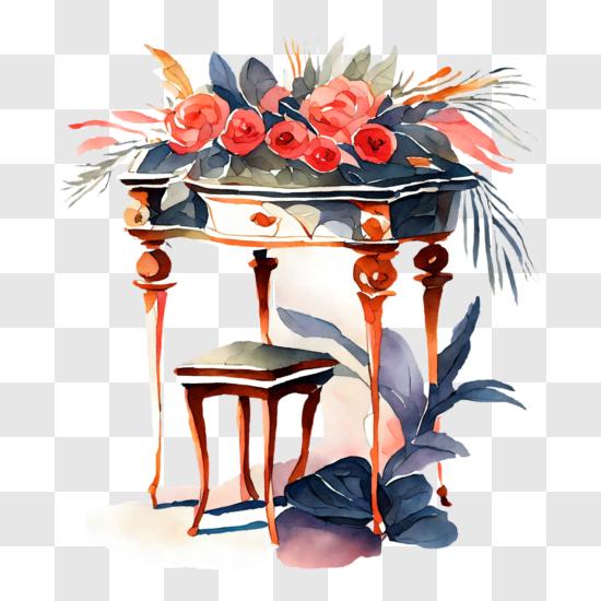 Decorated Table PNG - Download Free & Premium Transparent Decorated ...