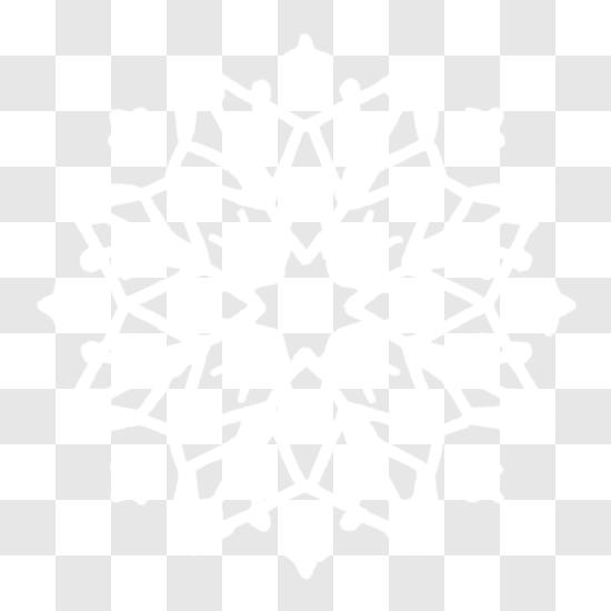 Snowflake Outline PNG - Download Free & Premium Transparent Snowflake ...