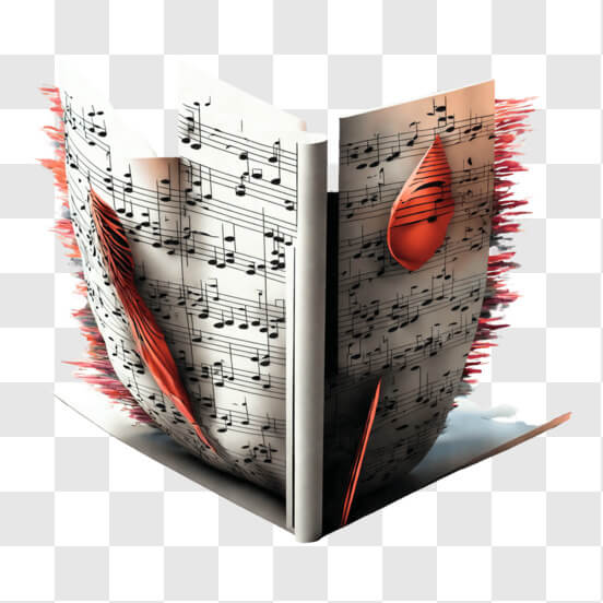 Download Sheet Music with Musical Notes and Symbols PNG Online ...