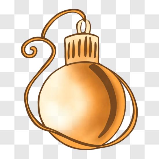 Gold Christmas Ornament PNG - Download Free & Premium Transparent Gold ...
