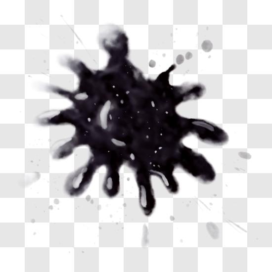 Black Splatter Paint PNG - Download Free & Premium Transparent Black ...