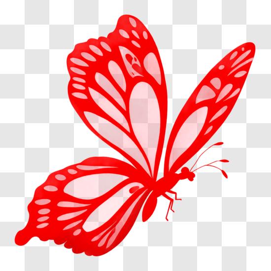 Red Butterfly PNG - Download Free & Premium Transparent Red Butterfly ...