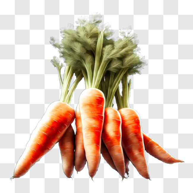 Download Group of Carrots PNG Online - Creative Fabrica