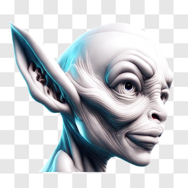 Descarga Hermosa elfa femenina con expresión serena PNG En Línea ...