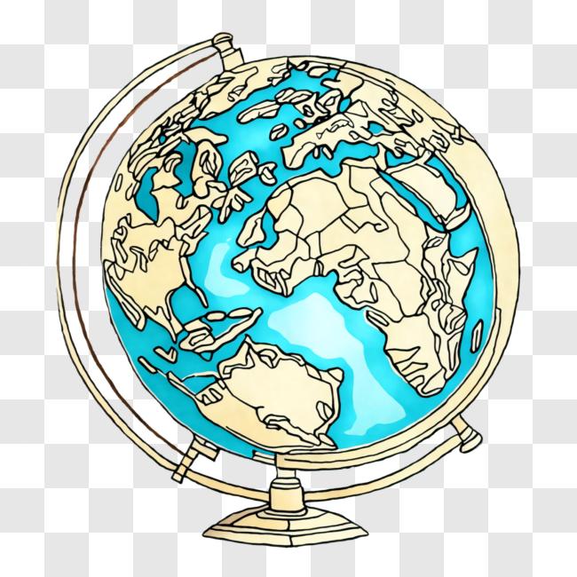 Download Globe - Three-dimensional representation of the Earth PNGs ...