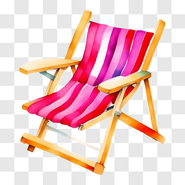 Télécharger Chaise de plage à rayures colorées PNGs En Ligne - Creative ...