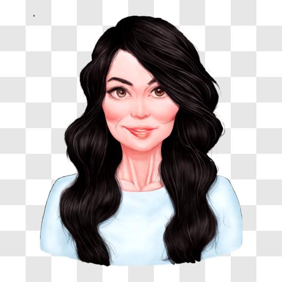 Long Black Hair PNG - Download Free & Premium Transparent Long Black Hair PNG Images Online ...