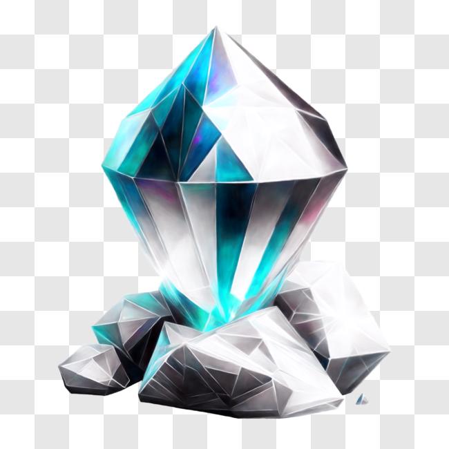Download 3D Diamond PNG Online - Creative Fabrica