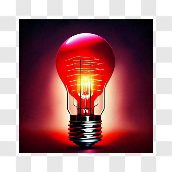 Red Light Bulb PNG - Download Free & Premium Transparent Red Light Bulb ...
